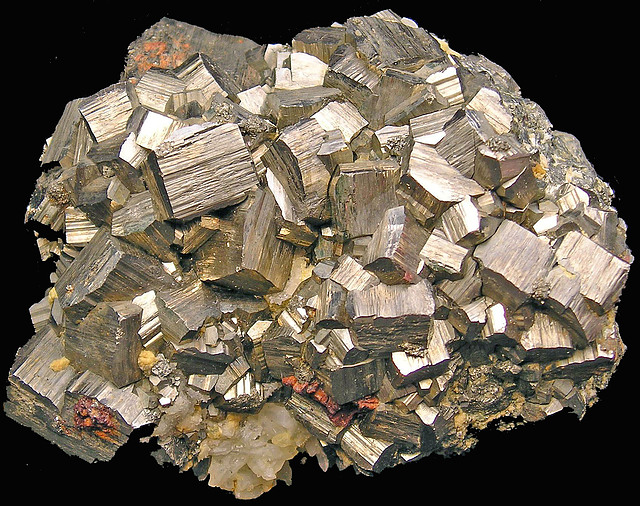 Pyrite, Quartz