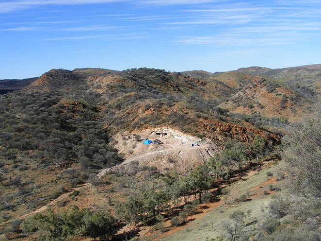 Malbunka Copper Mine, Areyonga, Gardiner Range, MacDonnell Region ...