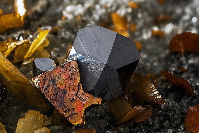 Sphalerite, Chalcopyrite, Siderite