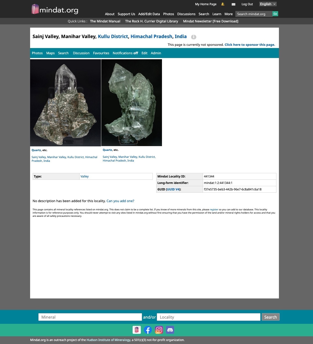 Improving Mindat.org : Locality Search Problem