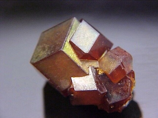 Andradite (Var: Rainbow Garnet)