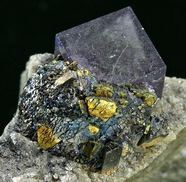 Stannite, Fluorite, Chalcopyrite, Arsenopyrite, Boulangerite