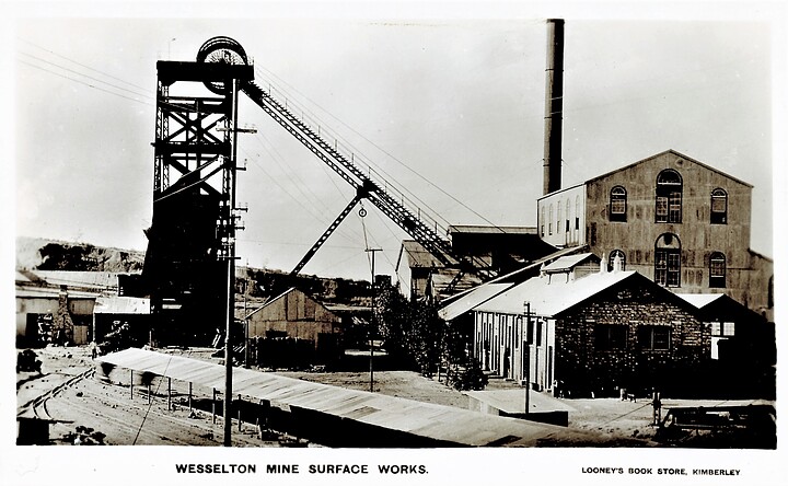 Wesselton Mine (Wesselton Shaft), KEM JV Mine (Kimberley Ekapa Mining ...
