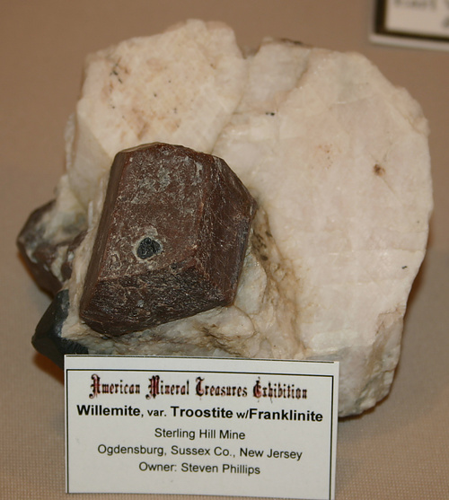 Troostite: Mineral information, data and localities.