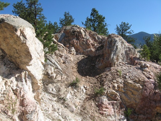 Meyers Ranch, Guffey Mining District, Park County, Colorado, USA
