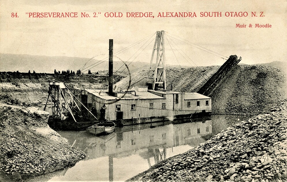 Earnscleugh historic tailings reserve, Otago, New Zealand