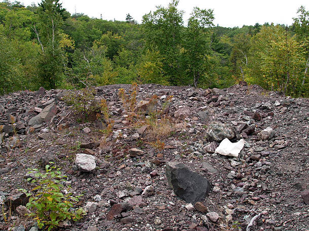 Copper Falls Mine, Copper Falls, Eagle Harbor Township, Keweenaw County ...