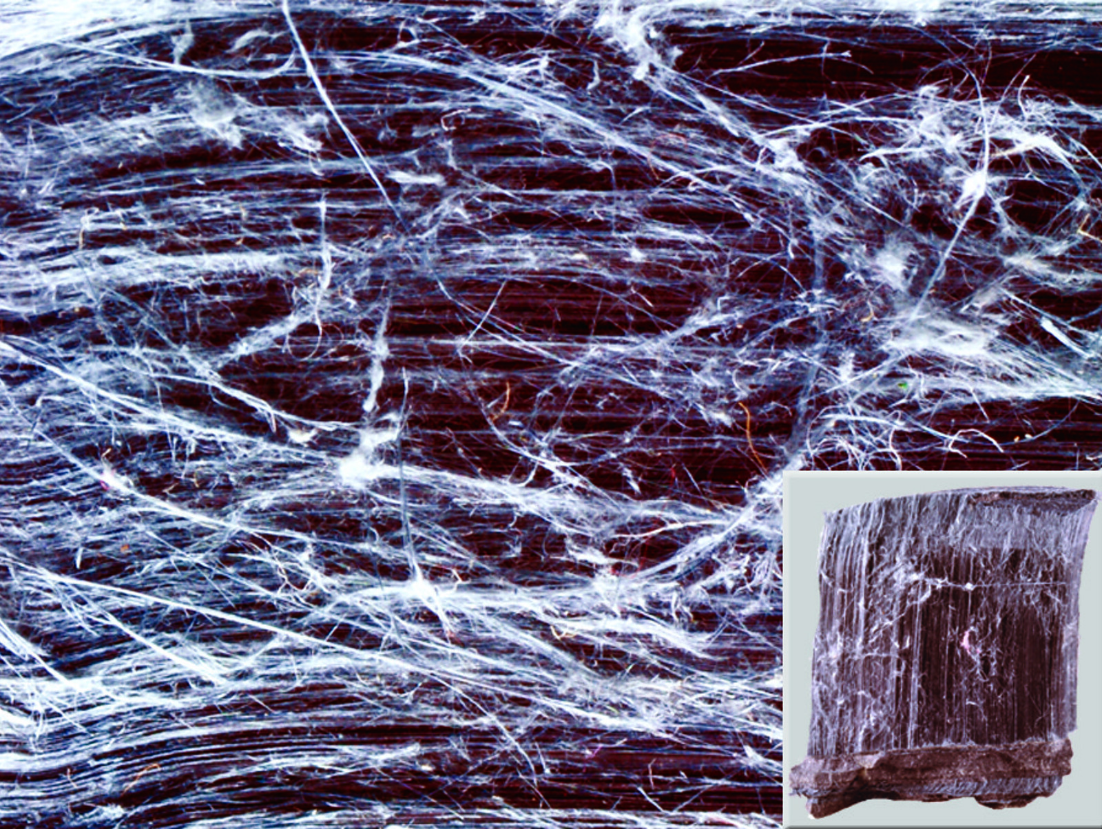 Riebeckite Root Name Group (Var: Crocidolite)