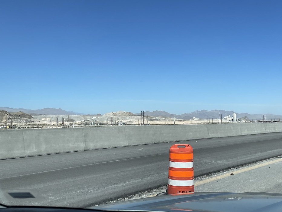 Apex Limestone quarry, Apex Mining District, Clark County, Nevada, USA