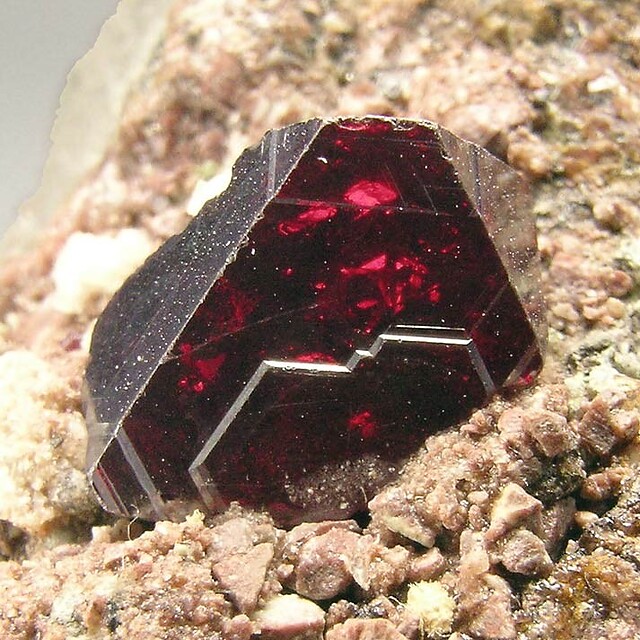 Cuprite, Calcite
