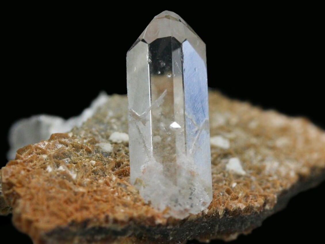 Baryte, Quartz