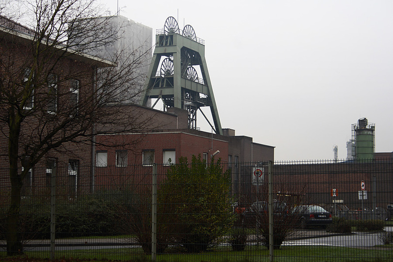 Auguste Victoria coal mine, Hüls, Marl, Recklinghausen, Münster, North ...