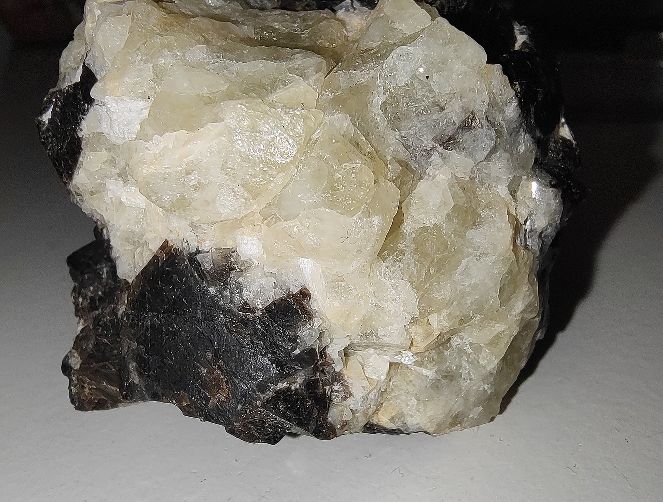Identity Help : Hedenbergite with what?