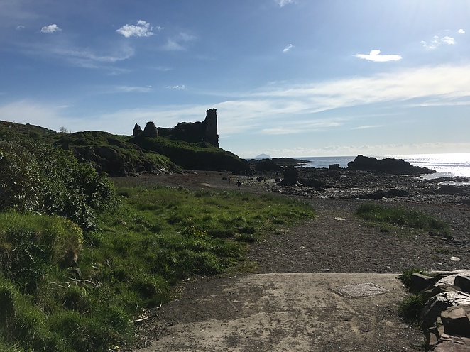 Dunure coast, Dunure, South Ayrshire, Scotland, UK