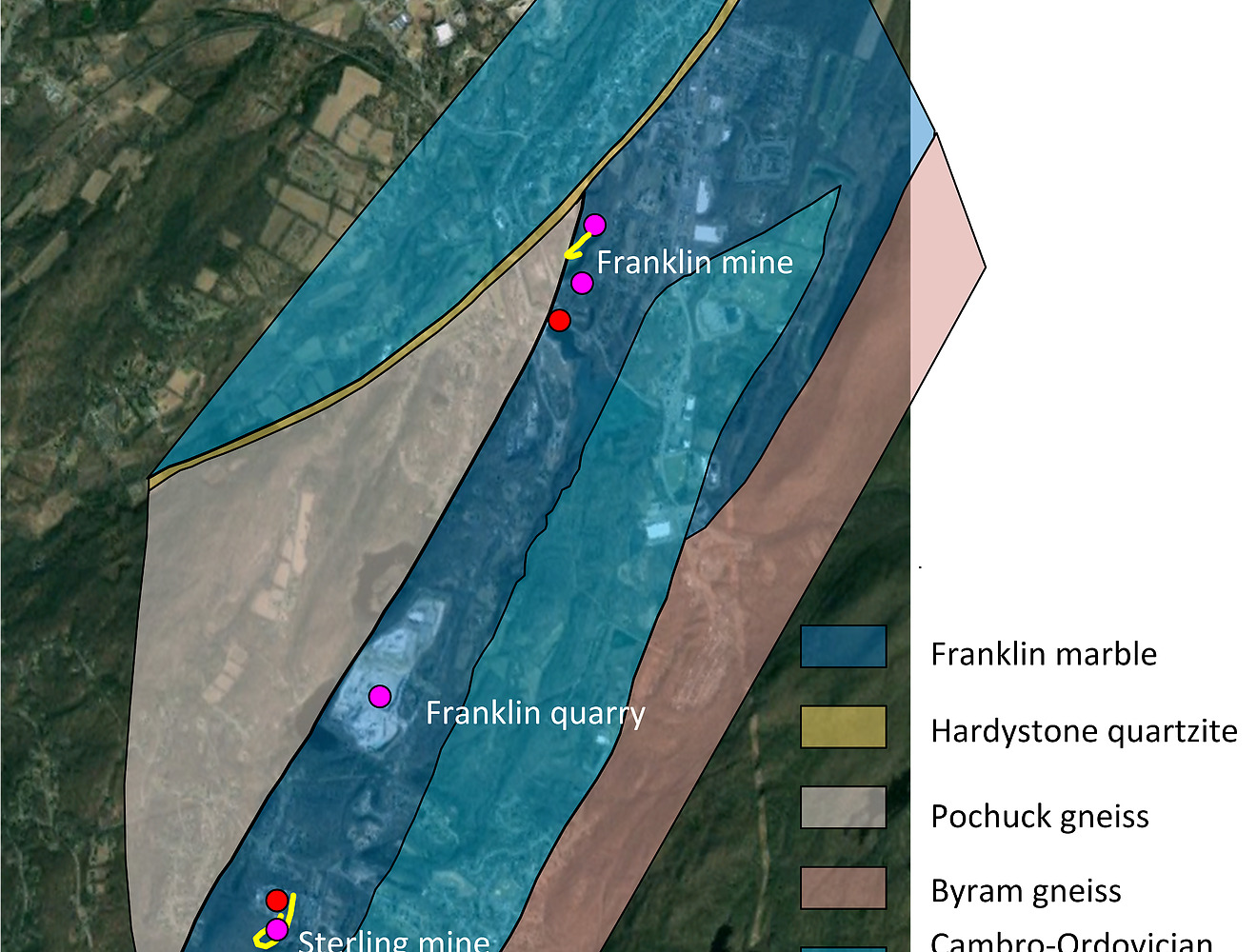 Franklin Mining District, Sussex County, New Jersey, USA