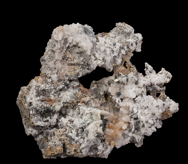 Sulvanite, Calcite