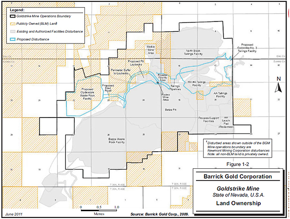 Goldstrike Mines, Nevada, USA