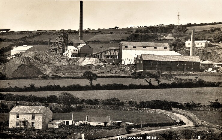 Tresavean Mine, Lanner, Lanner, Cornwall, England, UK