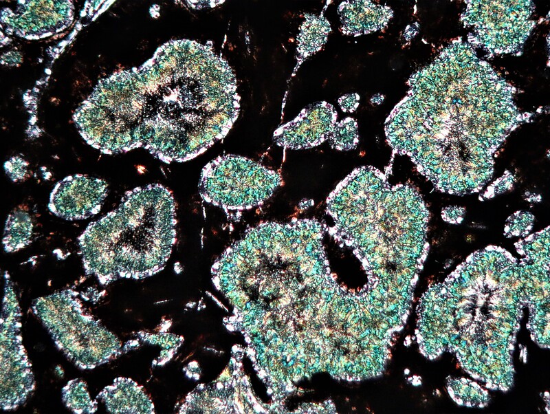 Celadonite, Quartz (Var: Chalcedony)