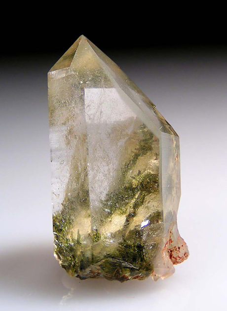 Quartz, Epidote Calaveras River Canyon, Valley Springs area, Calaveras ...