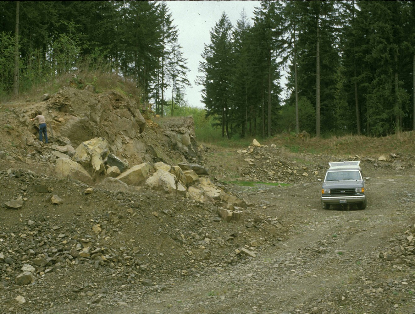 Goble Quarry (Nicolai Quarry), Goble, Columbia County, Oregon, USA