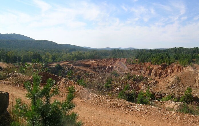 Ron Coleman Mine, Blue Springs, Garland County, Arkansas, USA