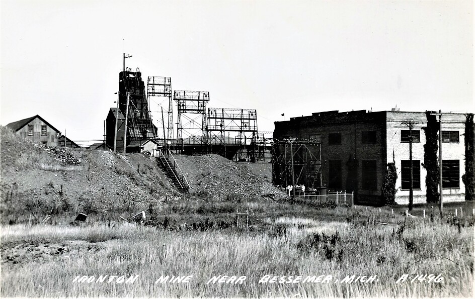 Ironton Mine, Peterson Mine, Gogebic iron range, Gogebic County ...