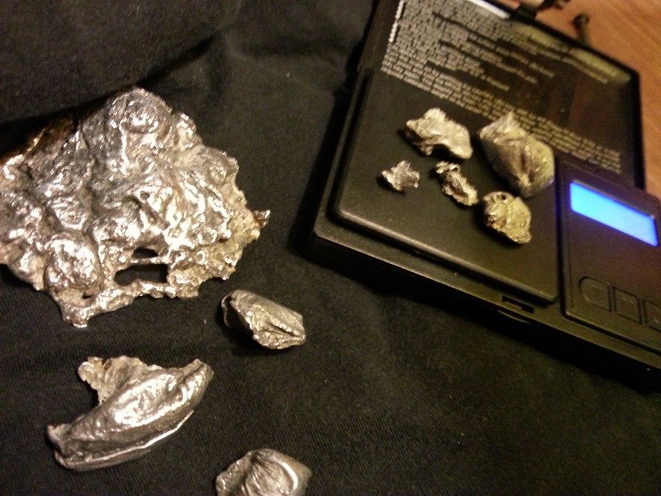 Raw Silver Nuggets