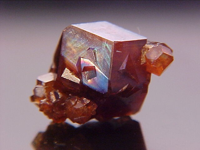Andradite (Var: Rainbow Garnet)