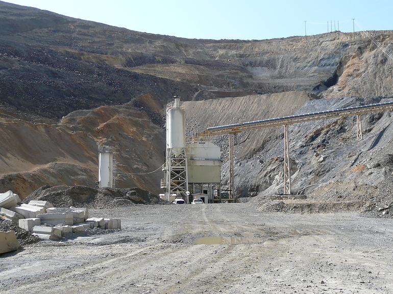 Getchell Mine, Adam Peak, Potosi Mining District, Osgood Mountains ...