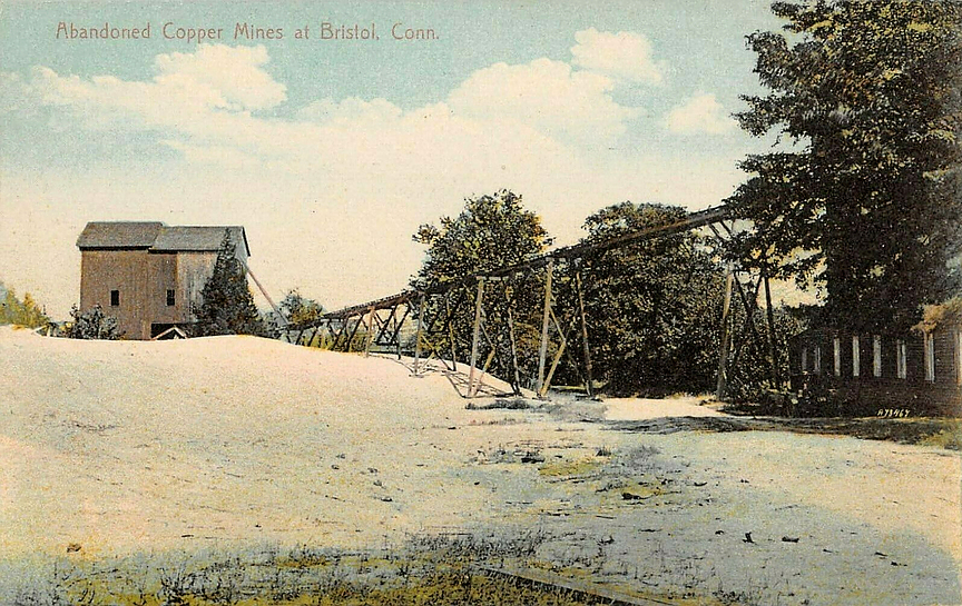 Bristol Copper Mine, Bristol, Hartford County, Connecticut, USA