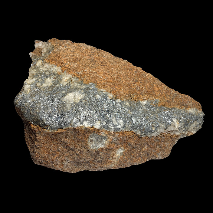 V2X-4JC - Stibnite, Quartz, Pyrite, Limonite