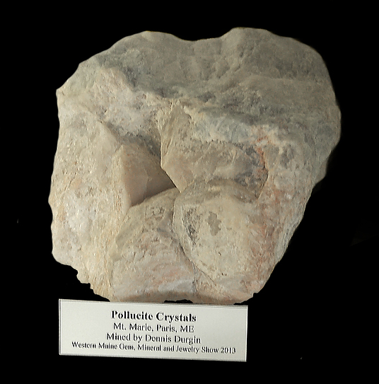 Pollucite: Mineral information, data and localities.