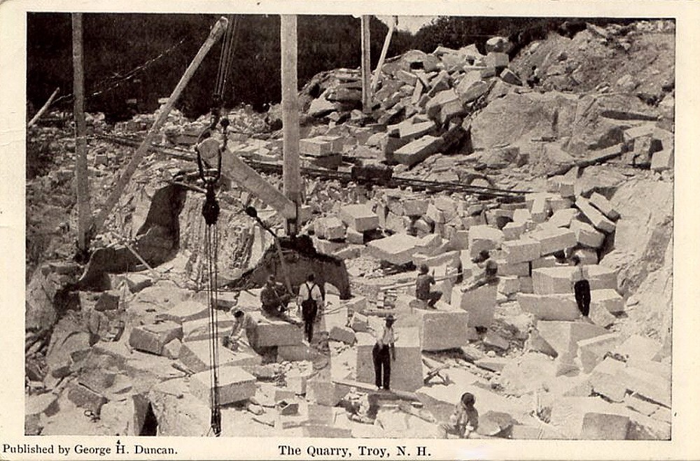 Troy Granite Quarry, Troy, Cheshire County, New Hampshire, USA