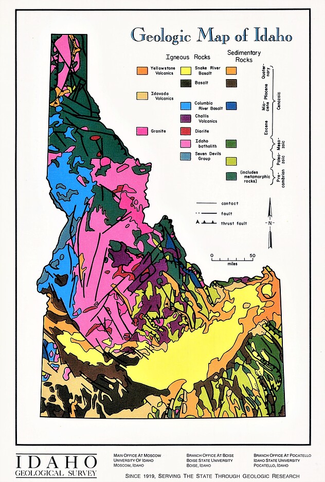 Geologic Map of Idaho