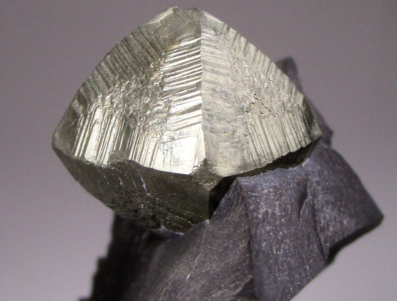 Photos : Does this pyrite have trapezohedral faces?