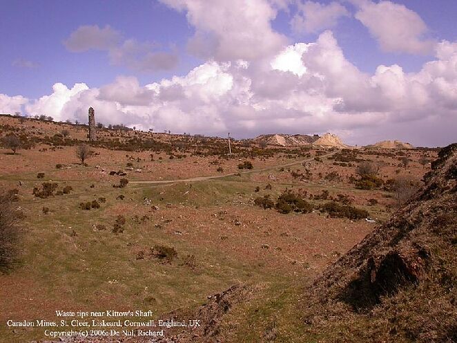 South Caradon Mine, Caradon Hill, St Cleer, Cornwall, England, UK