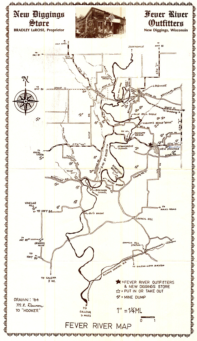 New Diggings area mines, Lafayette County, Wisconsin, USA
