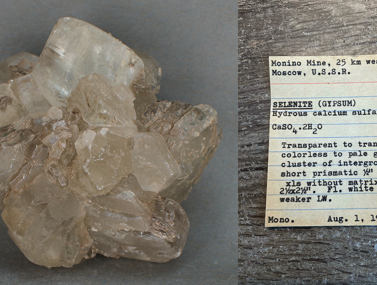 General : Soviet Gypsum: Looking for Locality Information