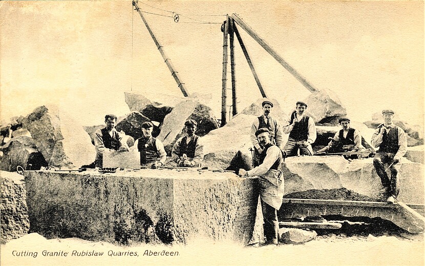 Rubislaw quarry, Aberdeen City, Scotland, UK