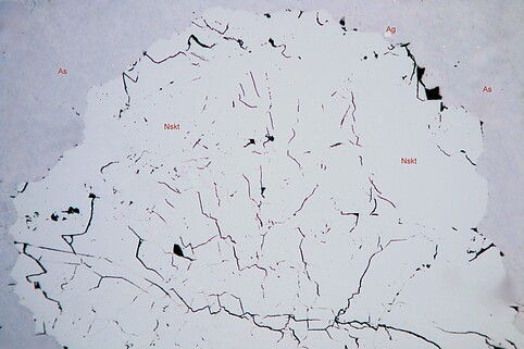 JDK-6EE - Nickelskutterudite, Native Arsenic, Native Silver