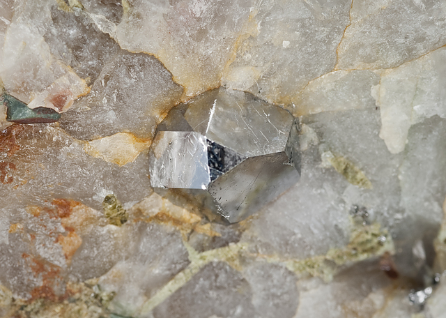 Sperrylite, Quartz, Epidote