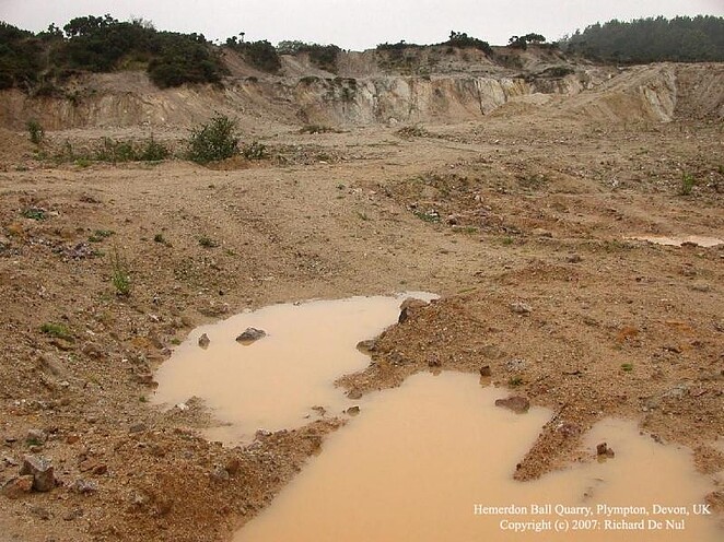 Hemerdon Tungsten Mine (Drakelands Mine), Sparkwell, South Hams, Devon ...