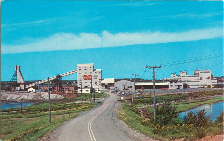 Windsor Salt mine, Pugwash, Cumberland Co., Nova Scotia, Canada