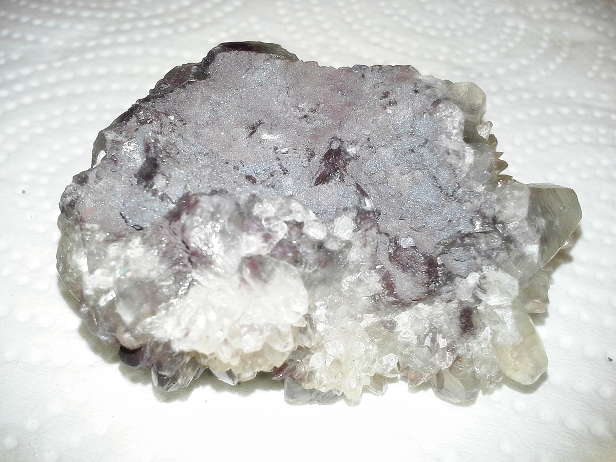 Identity Help : Calcite with purple (?) inclusion, Tri-State Area