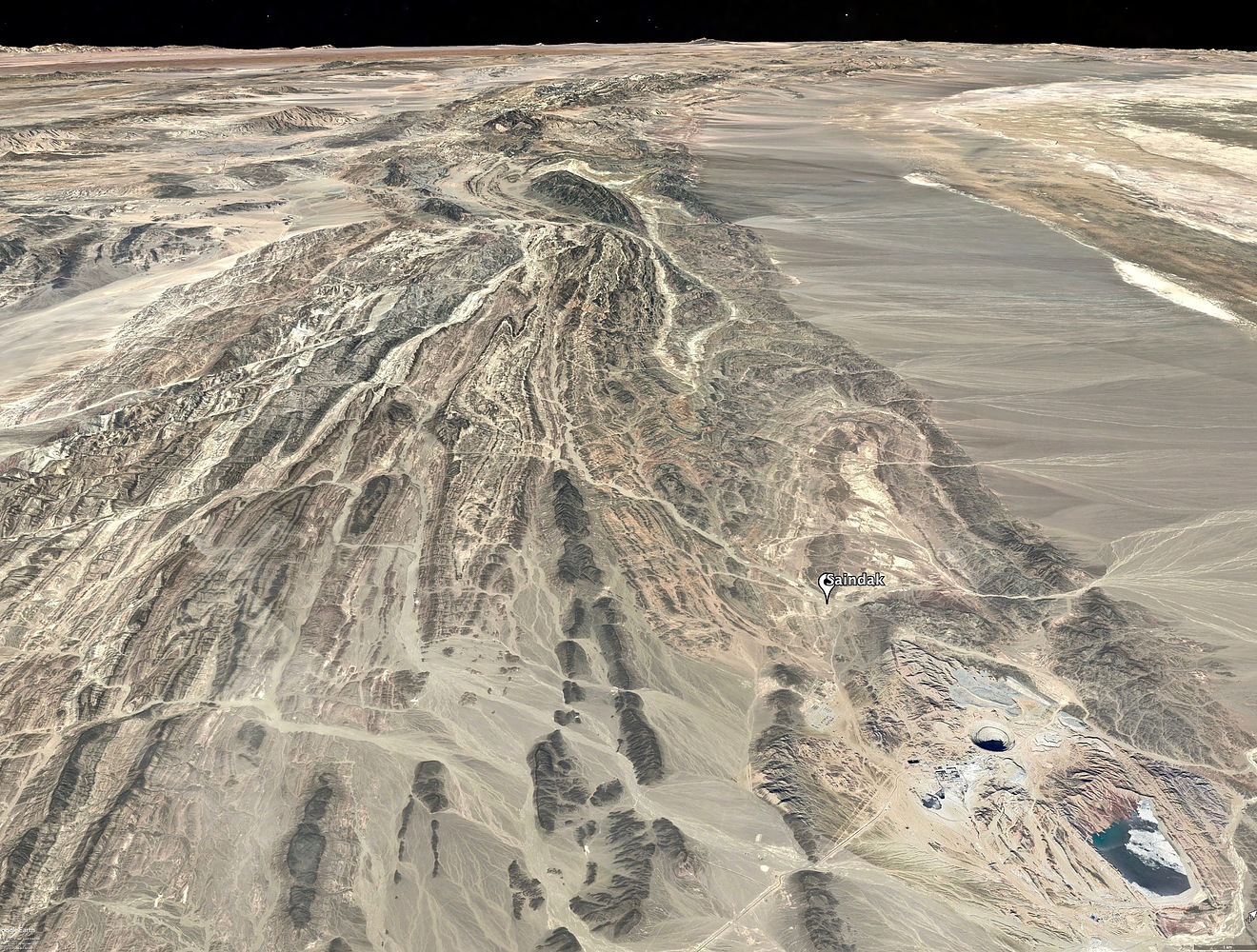 Saindak Cu deposit, Saindak, Chagai District, Balochistan, Pakistan