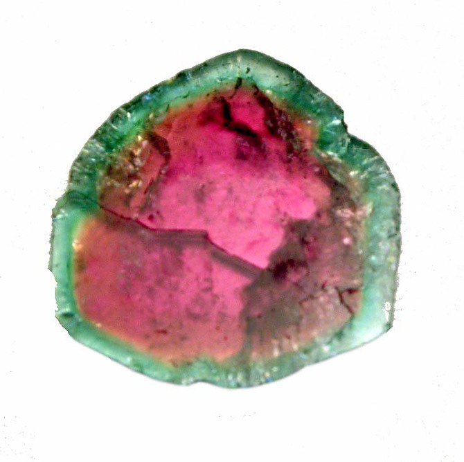 Watermelon Tourmaline: Mineral information, data and localities.