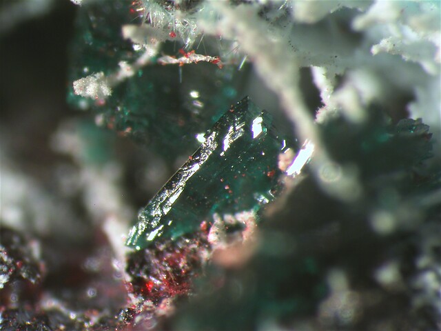 Gerhardtite, Malachite, Cuprite
