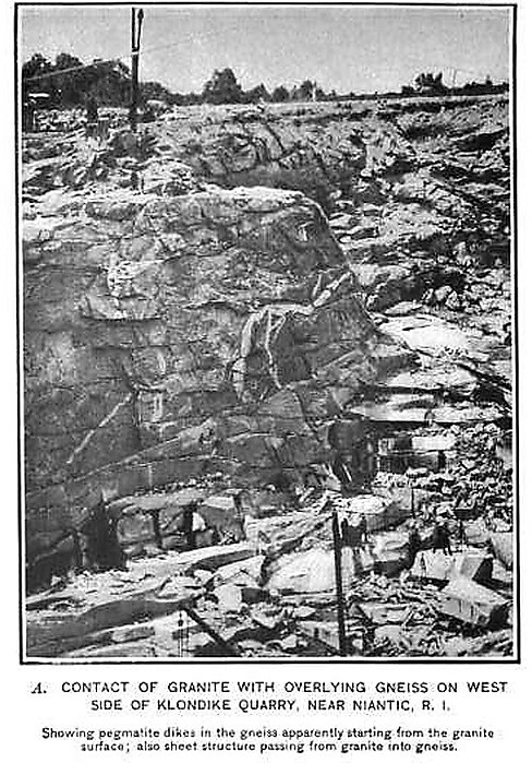 Klondike Granite Quarry, Charlestown, Washington County, Rhode Island, USA