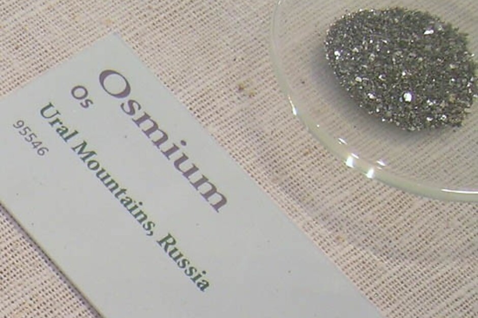 The mineralogy of Osmium